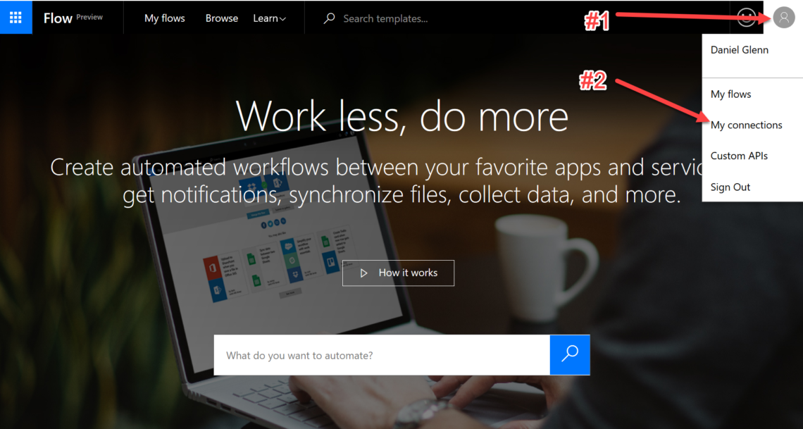Use Microsoft Flow to Send SMTP Email - Daniel Glenn