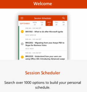 Microsoft Ignite 2017 Mobile App